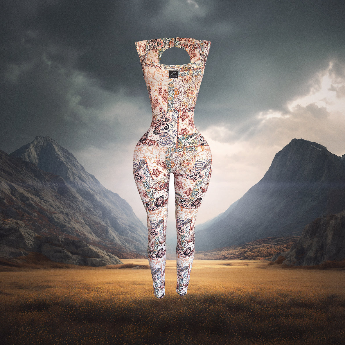 Sandy Jumpsuit – Paisley Halter Bodycon | JLorraine – JLorraine Designs
